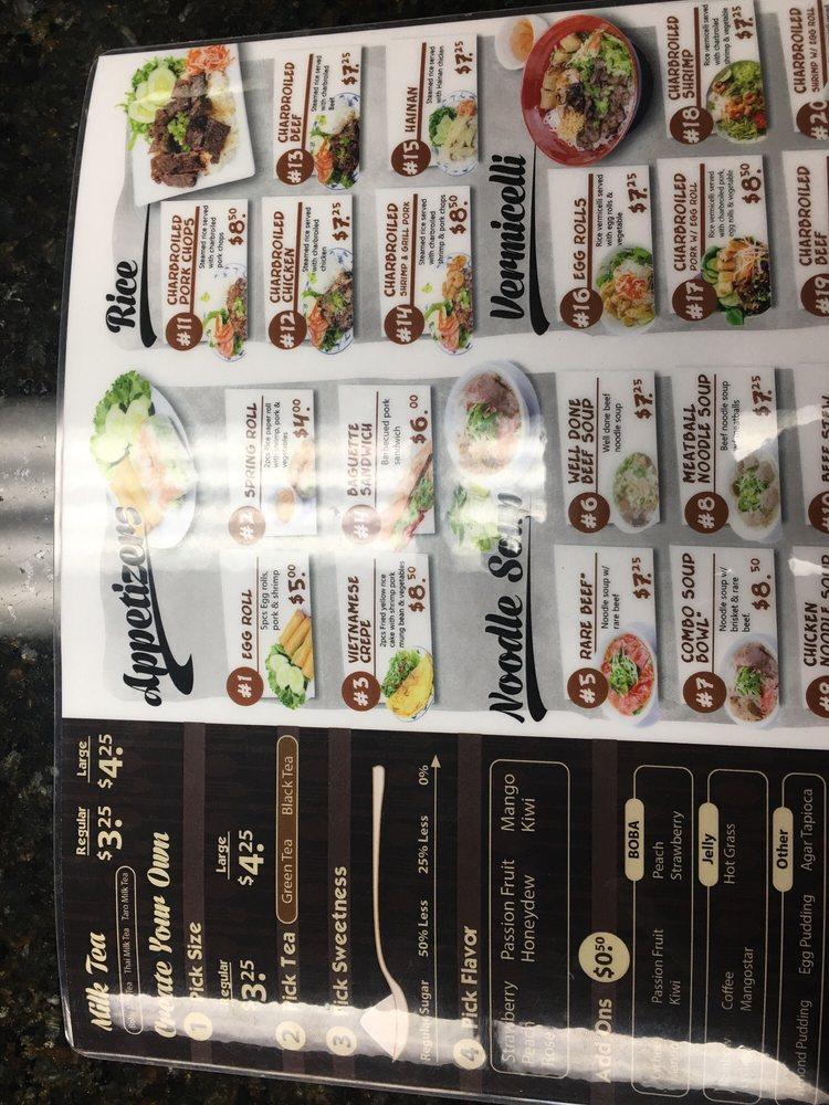 Menu at Mobogo Asian Cuisine restaurant, Hermitage