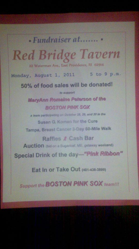 Menu at Red Bridge Tavern pub & bar, East Providence