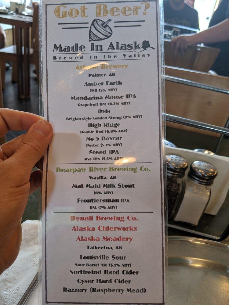 Menu at Humdinger's Gourmet Pizza Co. pizzeria, Palmer