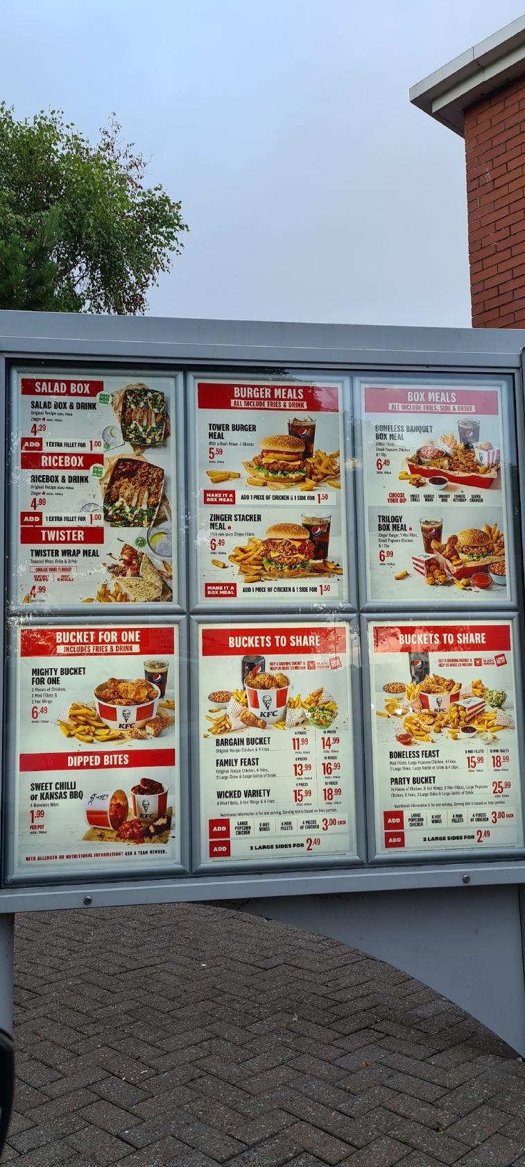 Menu at KFC Ayr - Heathfield Retail Park fast food, Ayr