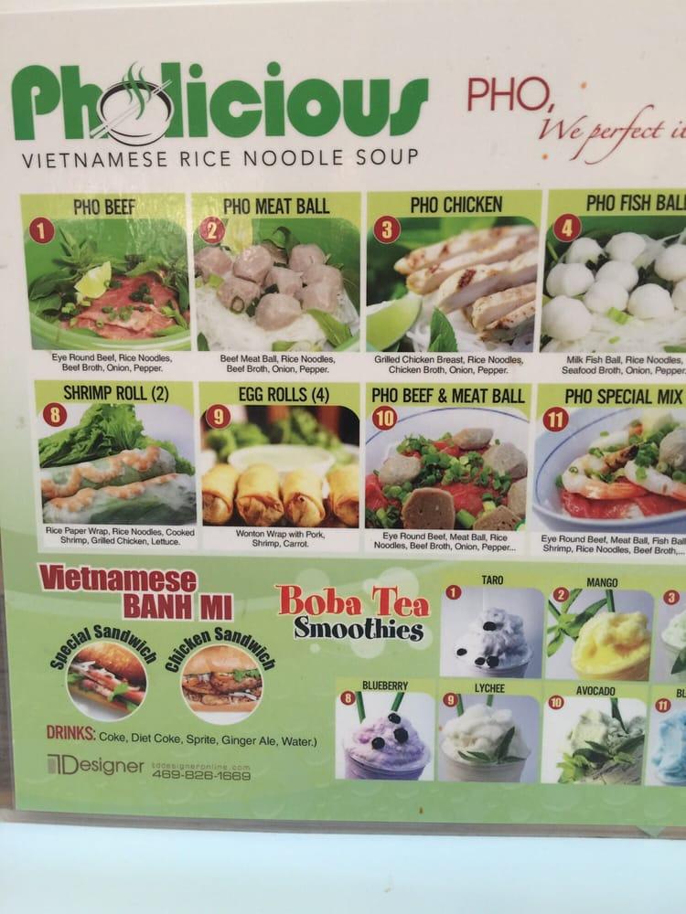 Menu at Pholicious and Boba tea pub & bar, Altamonte Springs, E ...