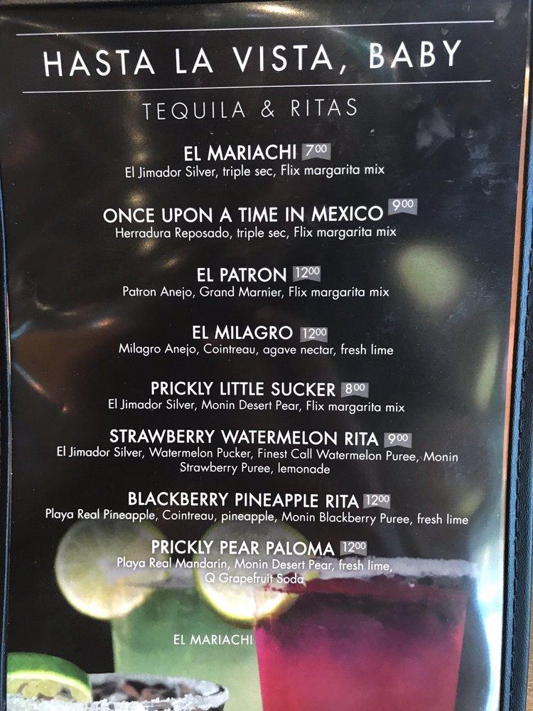 Menu at Flix Brewhouse restaurant, El Paso