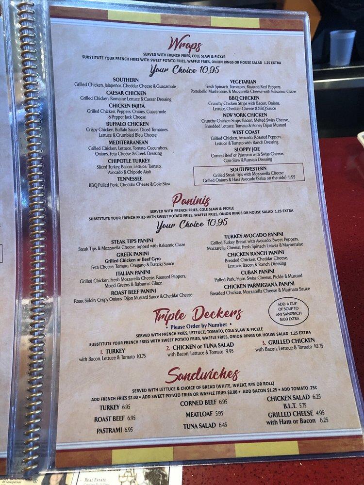 Menu at D lux Diner pub & bar, Middletown