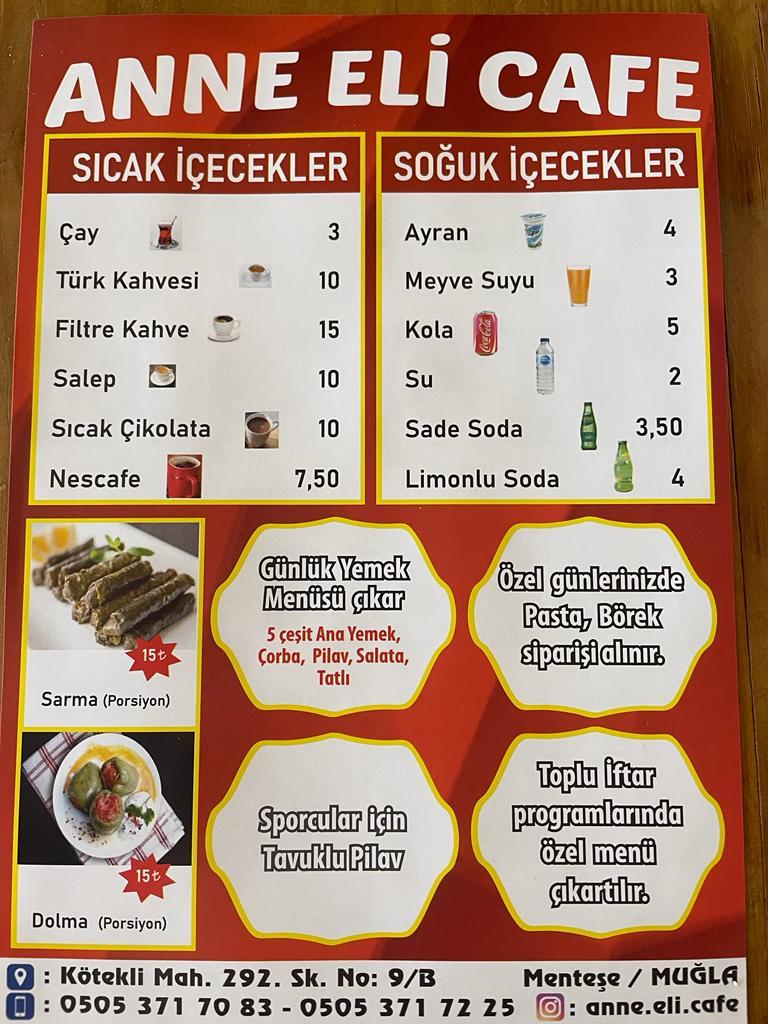 Carta de Anne Eli Cafe, Kötekli Mahallesi