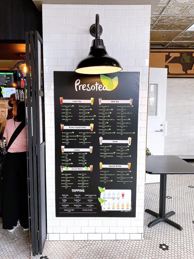 Menu at PRESOTEA ANAHEIM, Anaheim