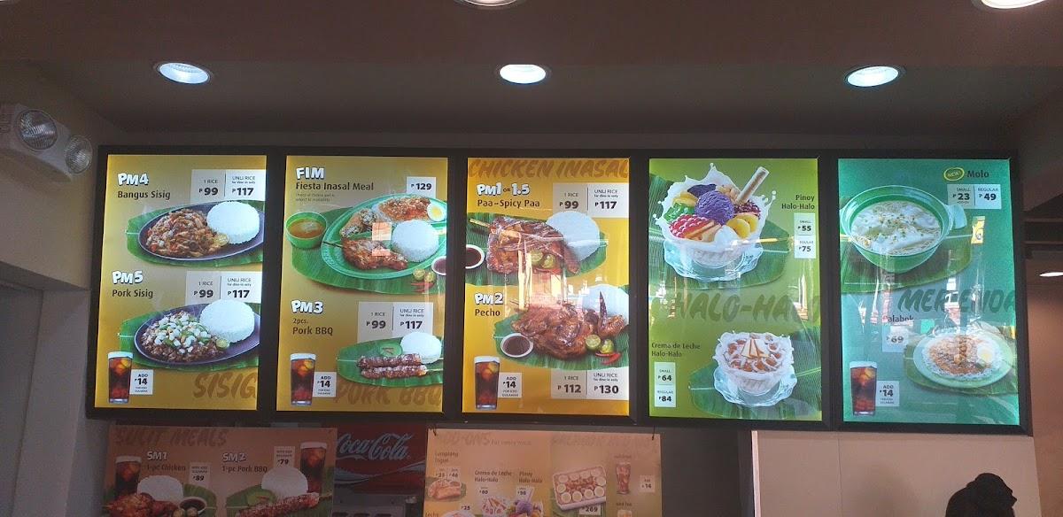 Menu at Queen Cakes restaurant, Infanta