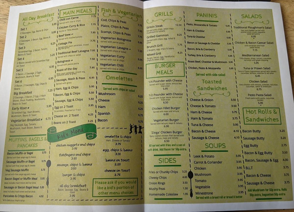 Menu at Express Cafe - Newtown, Newtown