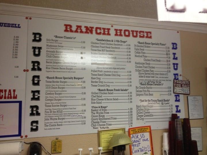 Menu at RUSTIC RANCH RESTAURANT, Weslaco