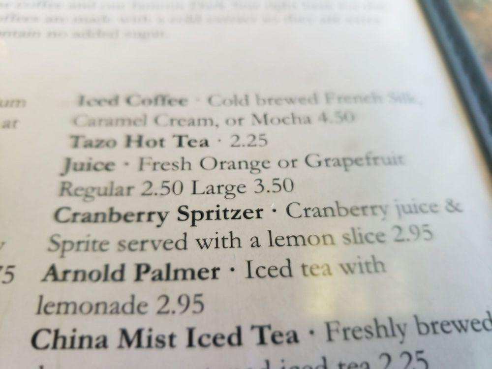 Menu at Morning Star Cafe, Grand Haven