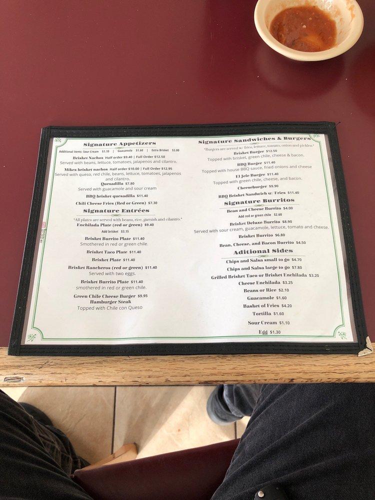 Menu at El Patron Cafe And Catering, Las Cruces