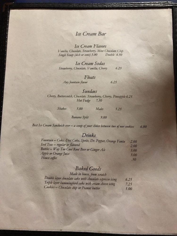 Menu at Cafe Rio Pizza, Ruidoso