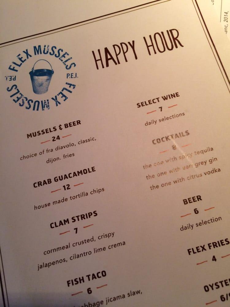 Menu at Flex Mussels desserts, New York City, 3rd Ave