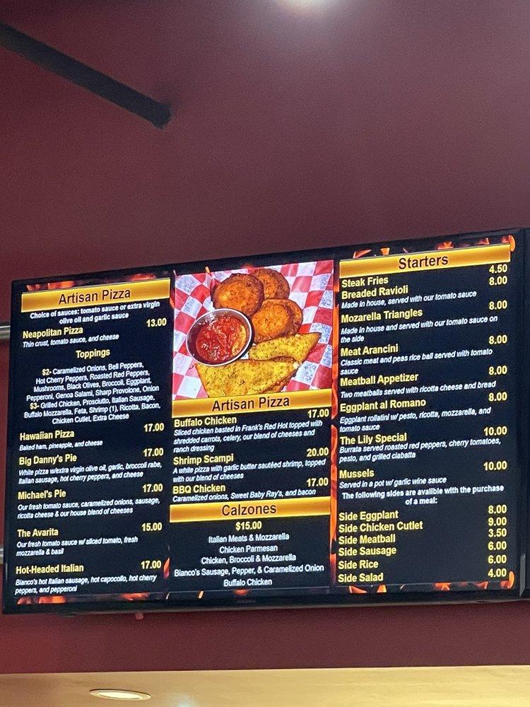 Menu at Michael G's Handcrafted Italian pizzeria, Chelsea