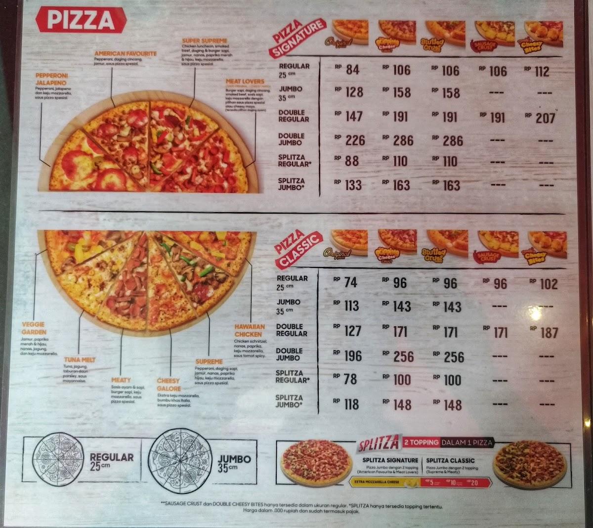 Menu at Pizza Hut Delivery - PHD Indonesia pizzeria, Surabaya, Ruko ...