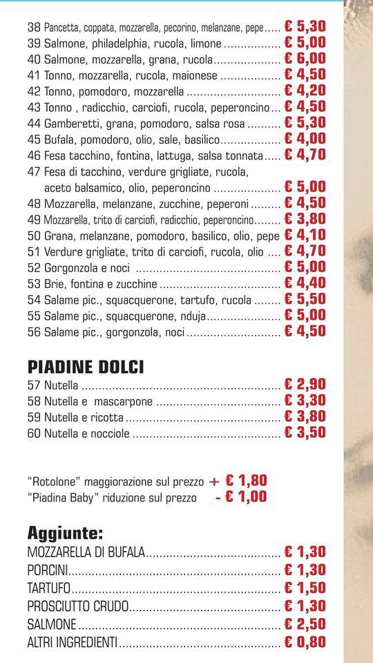 Menu Da Pizza Via Vai Ristorante Grosseto Menu Da Pizza Via Vai Ristorante Grosseto