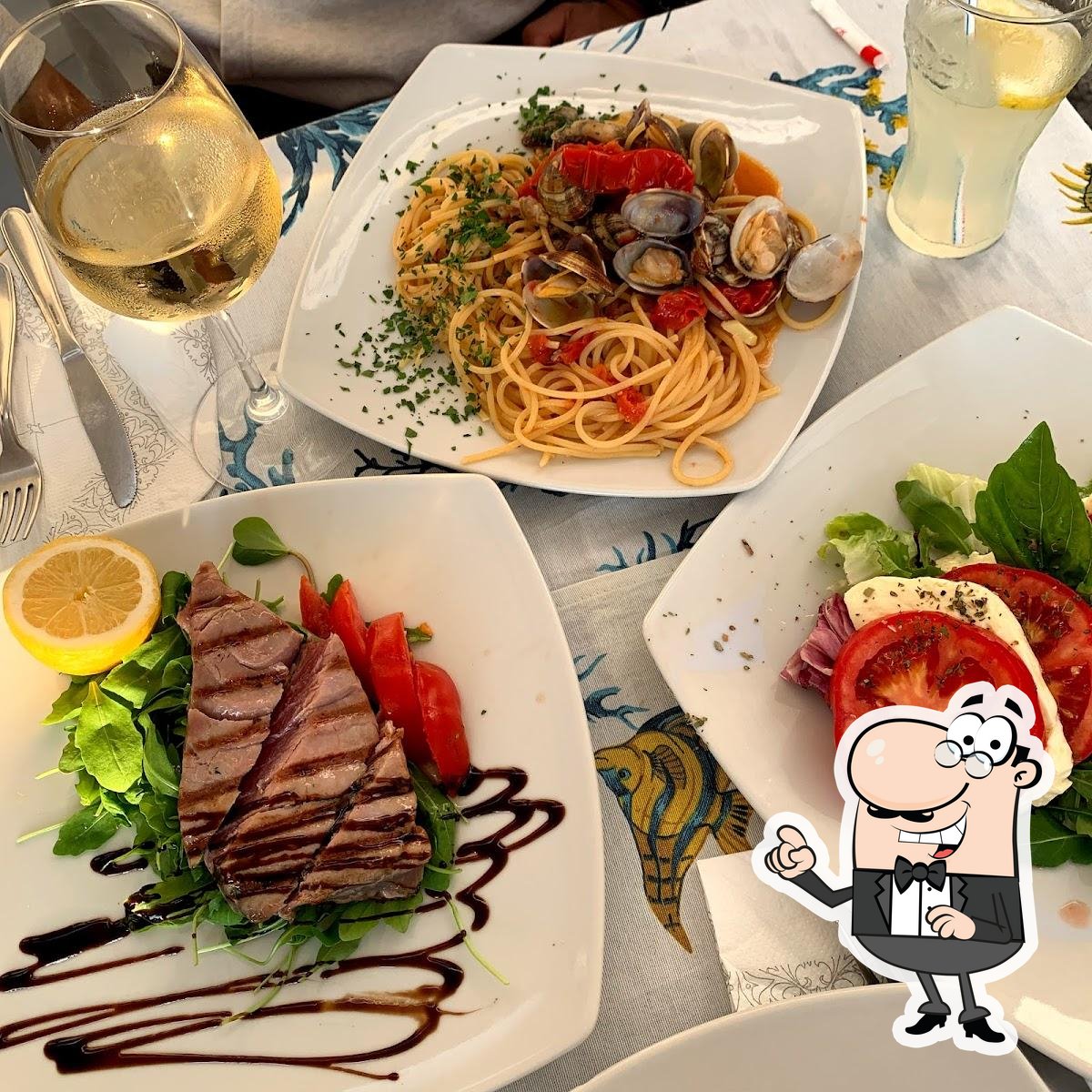 Porta Marina Seafood restaurant, Sorrento, Via Marina Grande ...