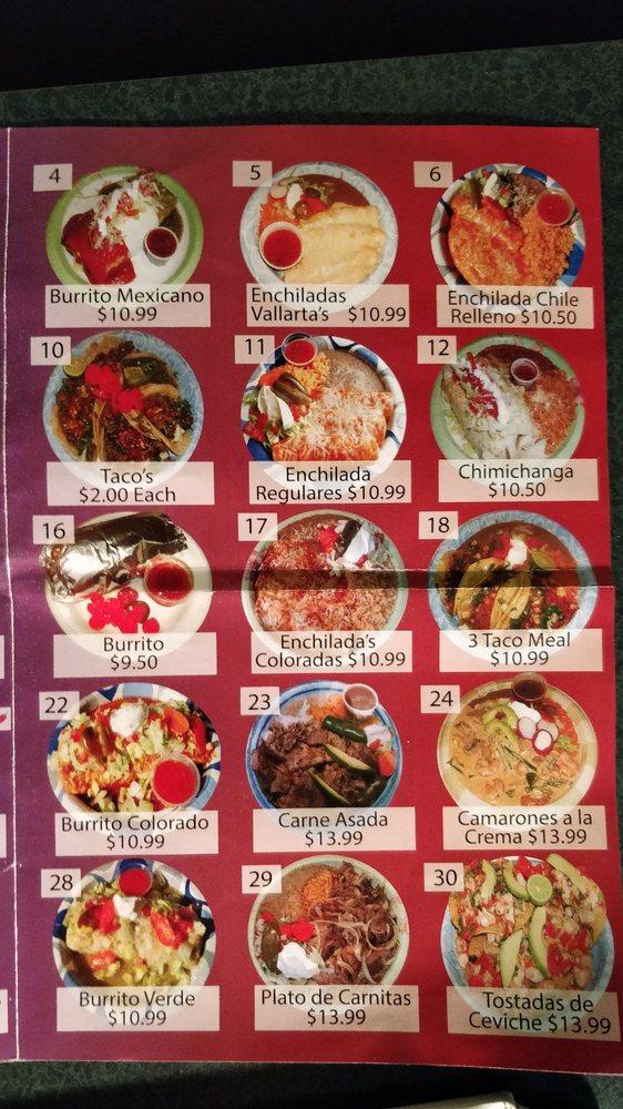 Menu at Las Palmitas restaurant, West Yellowstone, 21 N Canyon St