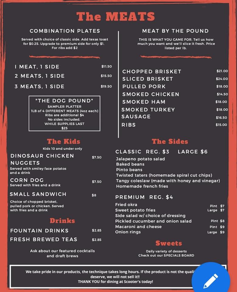 Menu at Conifer Crossings Hwy 285 restaurant, Conifer