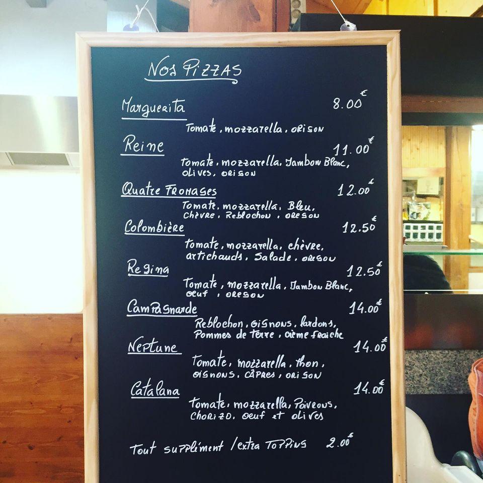 Menu at La Colombe (Auberge de la Colombiere) restaurant, Neydens
