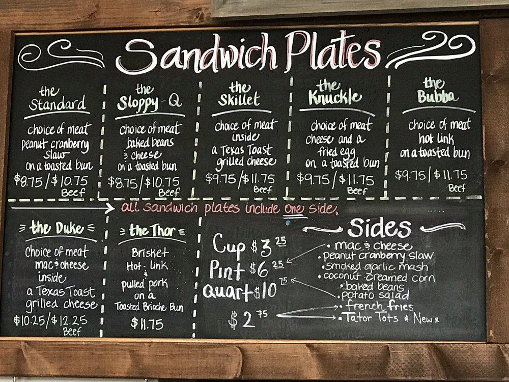 Menu at Brew Hawg BBQ & Root Beer Co., Orange