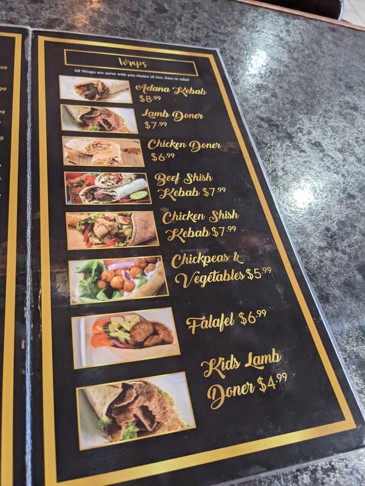 Menu at KEBAB FOREVER TURKISH and MEDITERRANEAN GRILL “ Halal food ...