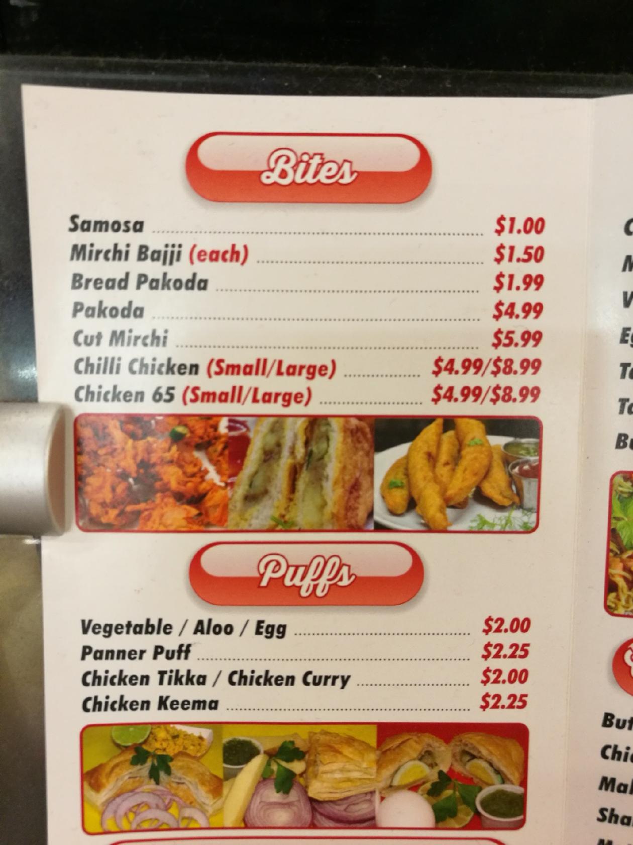 Menu at Pastry Corner Bakery & Cafe, Ashburn