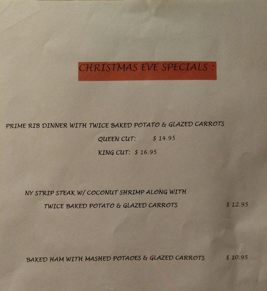 Menu at Firekeepers restaurant, Nedrow