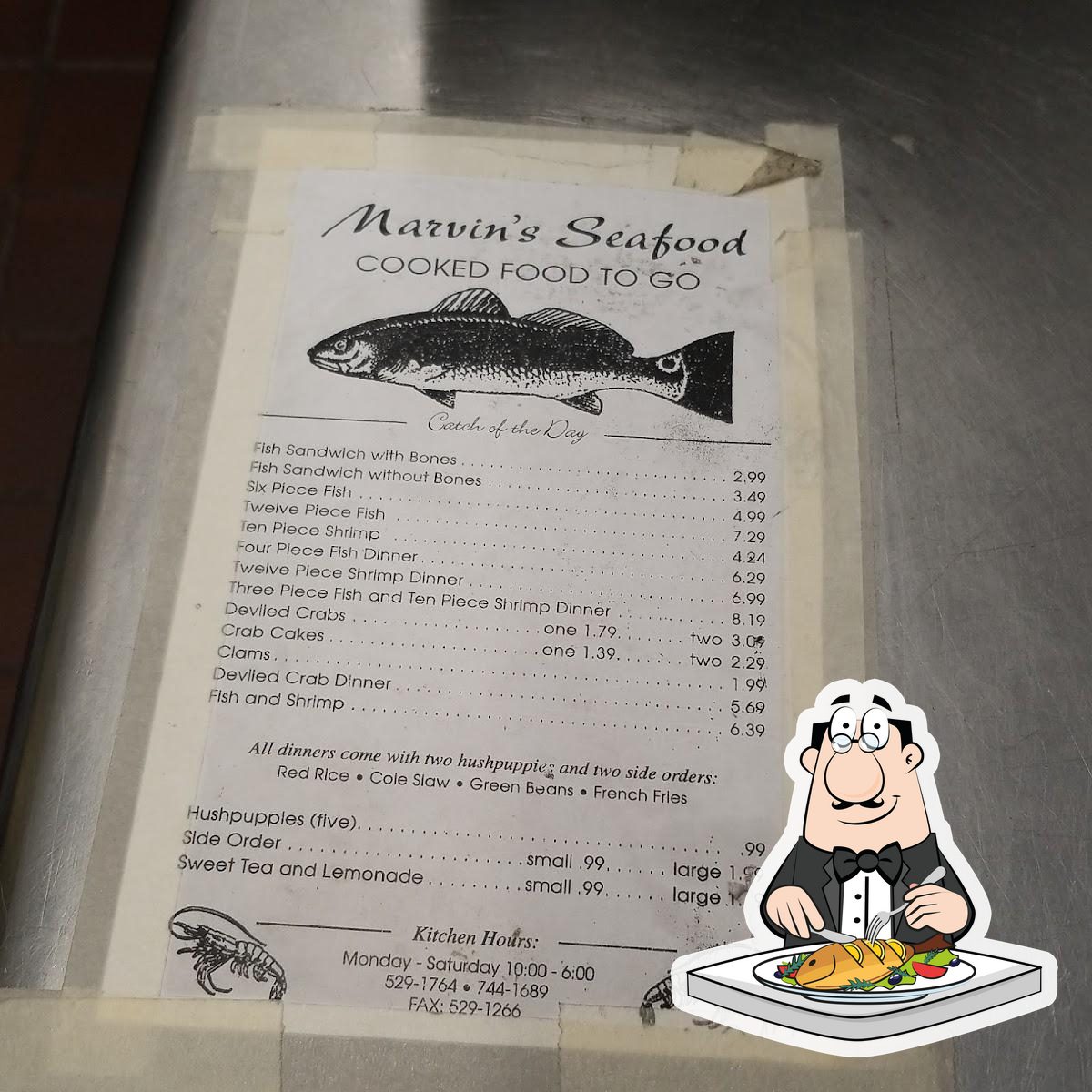 Marvin's Seafood in North Charleston - Restaurant menu and reviews