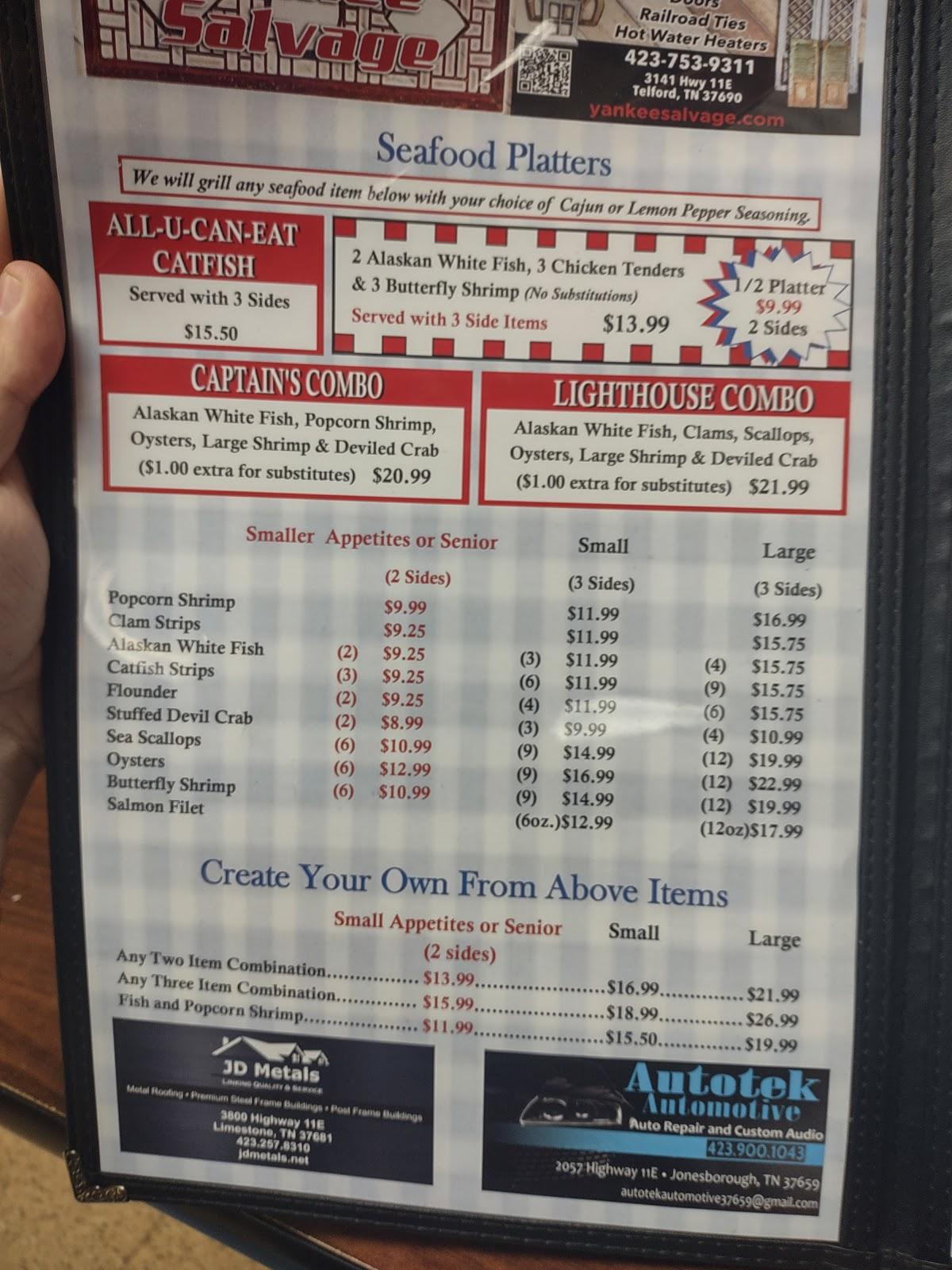 Menu at Mountain View Restaurant, USA, Highway 11 E
