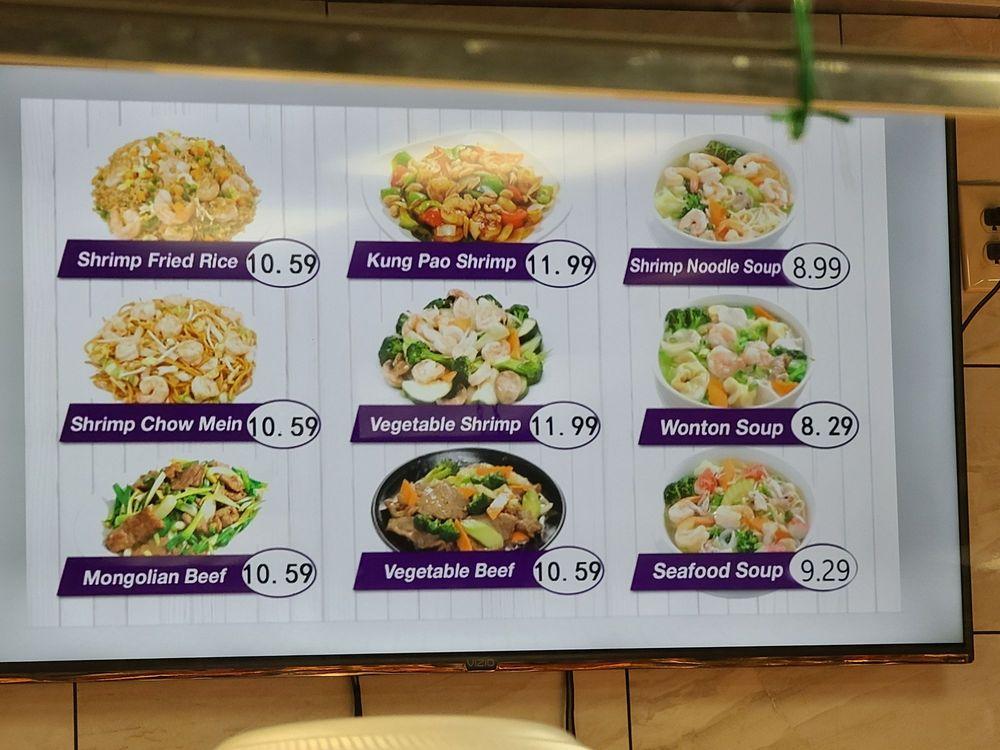 Menu at PanPan Wok restaurant, Anaheim
