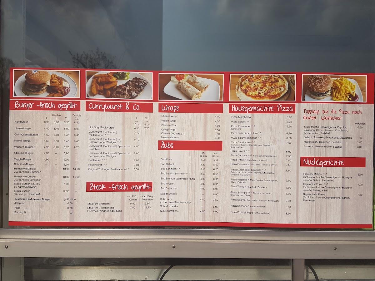 Menu at Lunch BoxX restaurant, Ansbach