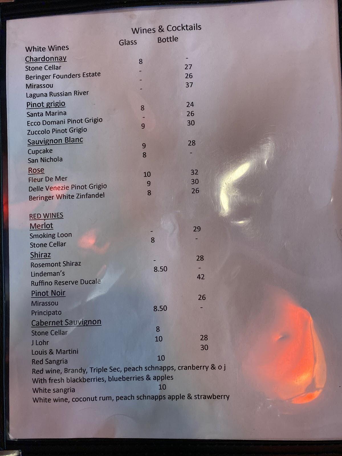 Menu at Katie's Cottage pub & bar, Yonkers