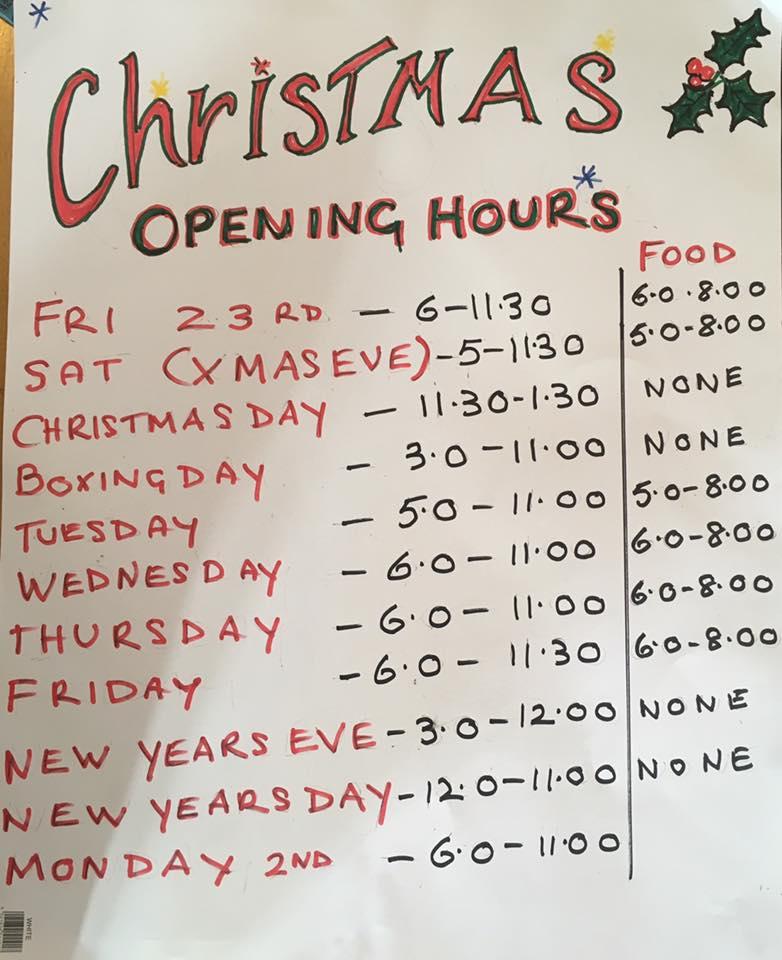Menu at The Brean Down Inn pub & bar, Brean