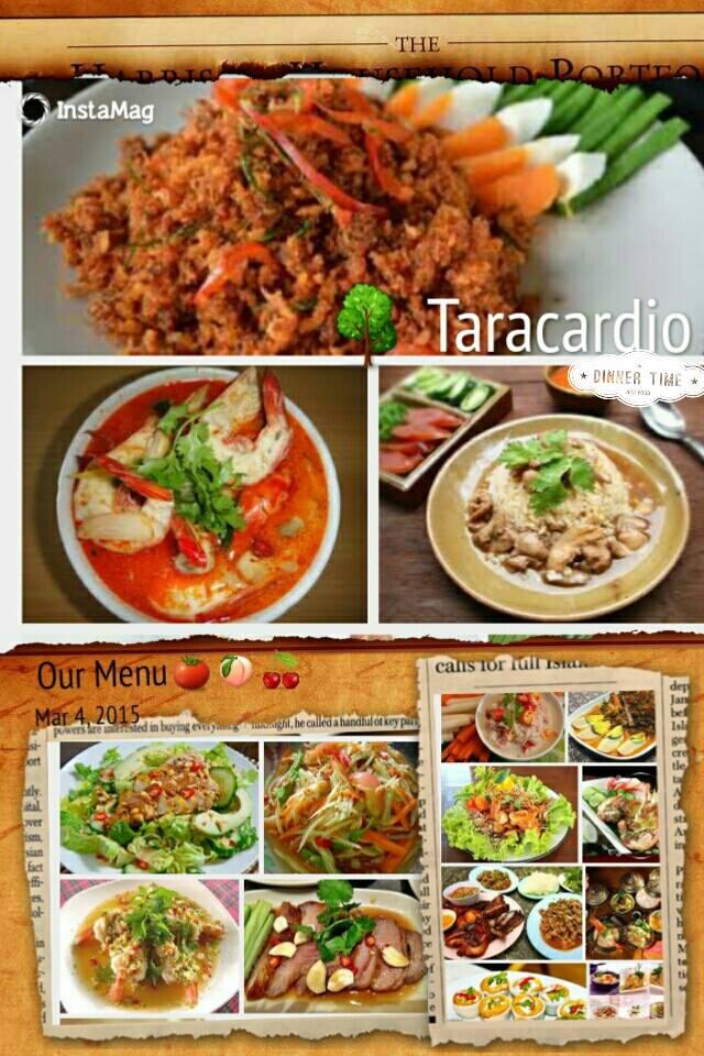 Menu at Tara Cardio Restaurant, Pluak Daeng