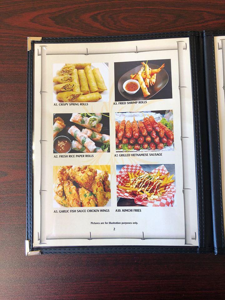 Menu at Good Pho You restaurant, Ajax