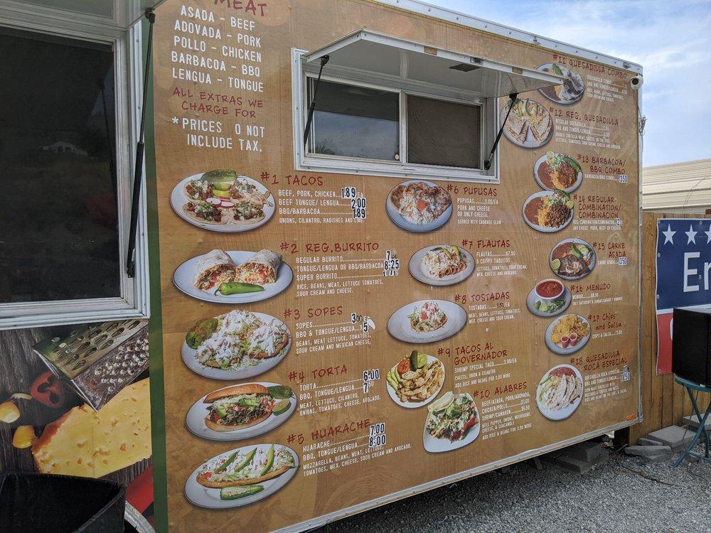Menu at Tacos La Roca restaurant, Chelan, Chelan Falls Rd