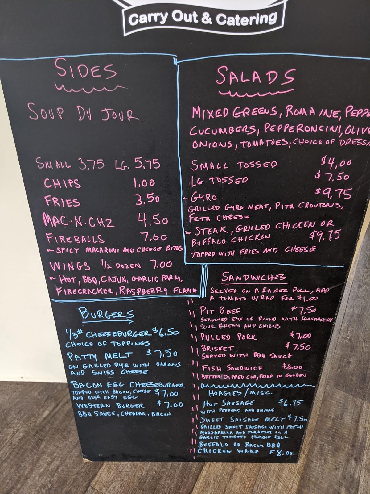 Menu at American Pie Eatery restaurant, Bairdford