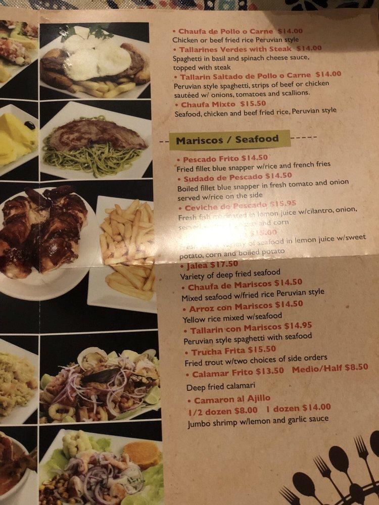 Menu at Planet Chicken restaurant, Garwood