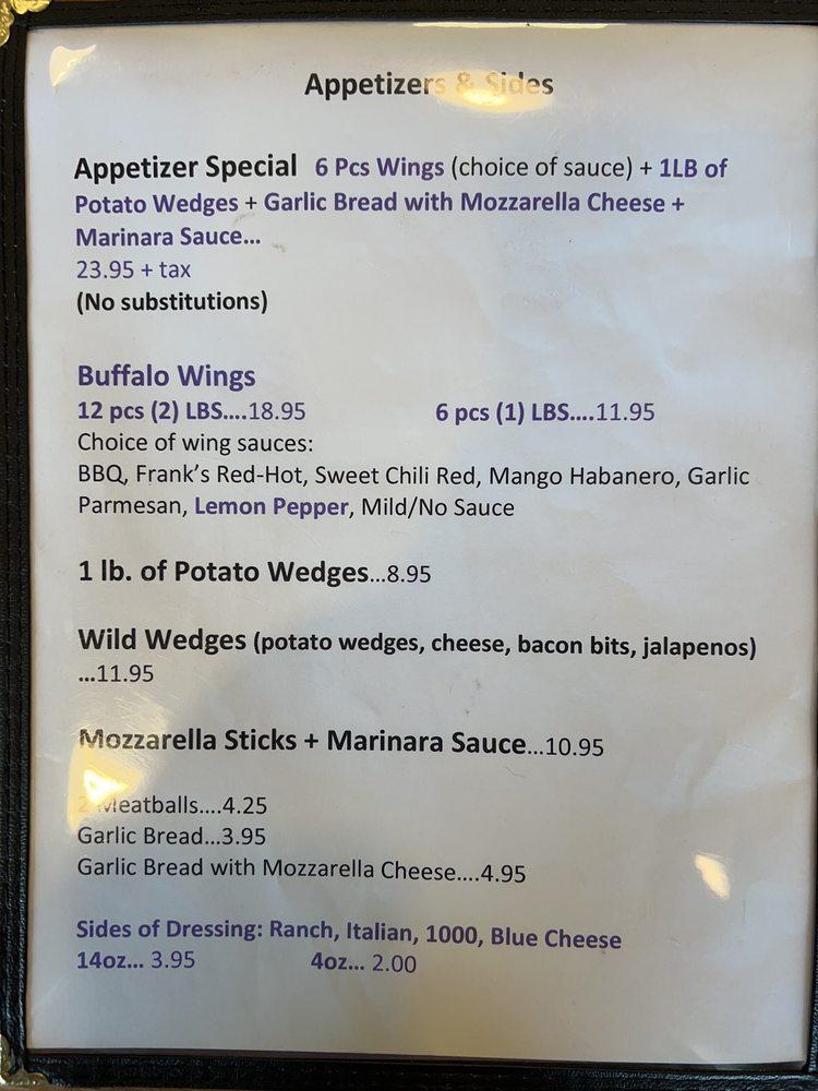 Menu at Rio's Pizza pizzeria, South El Monte