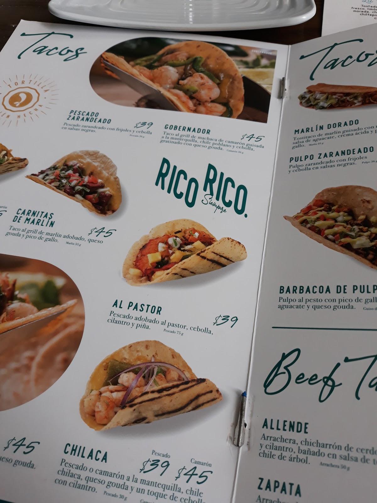 Carta del restaurante Kontén Morelia, Morelia
