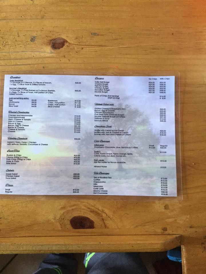 Menu at Daily Deli Belfast, Belfast