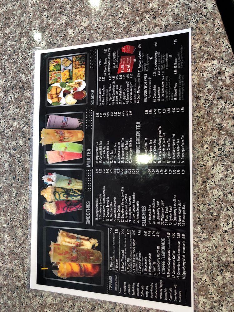 Menu at Pho Dung restaurant, Houston, TX-249