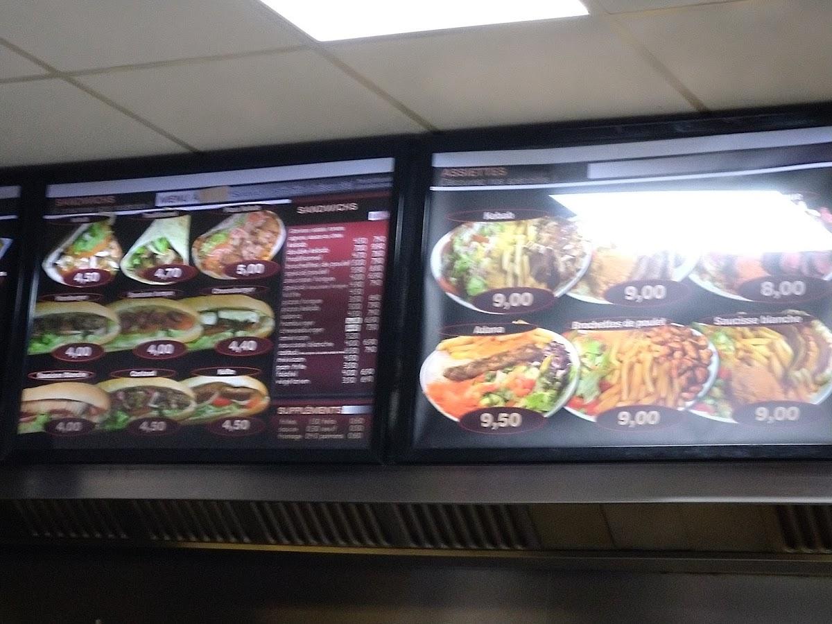 Menu at Breaktime Kebab Grill - Gare pub & bar, Luxembourg City