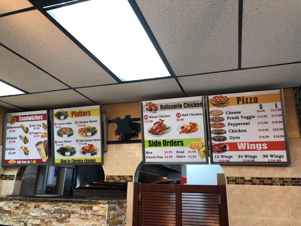 Menu at Halal Food Express restaurant, Orlando, International Dr
