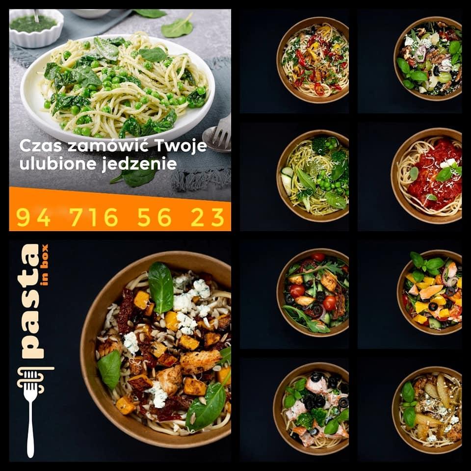 Carta del restaurante Pasta in Box, Koszalin