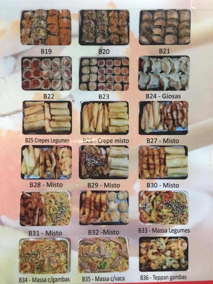 Menu em Ninki Sushi Bar, Custóias