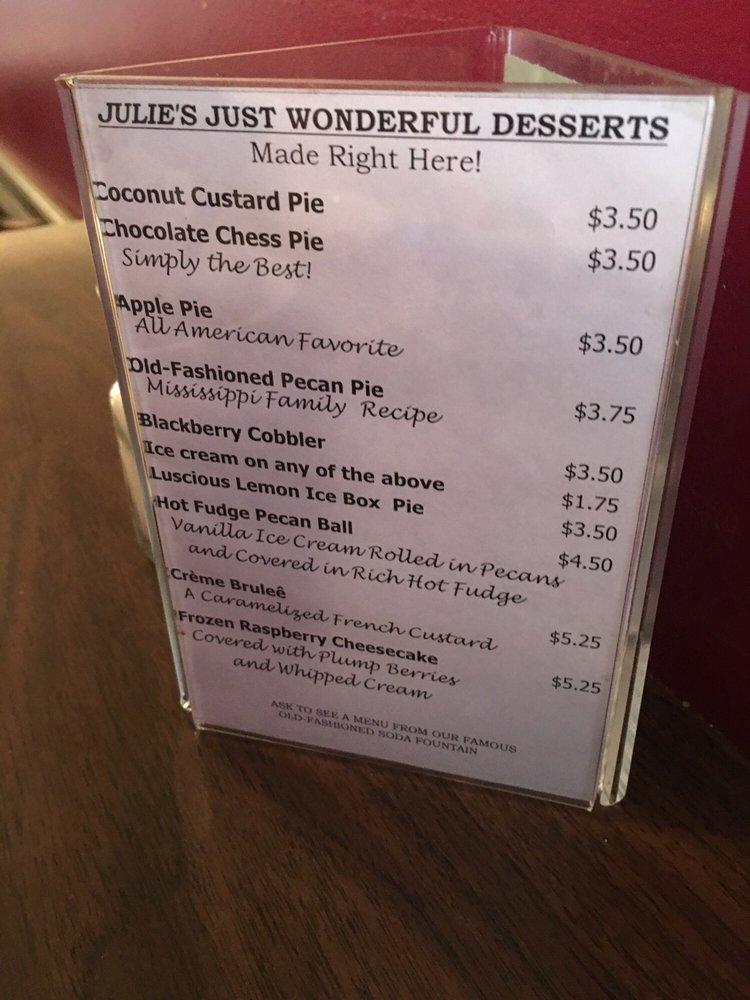 Menu at Silver Caboose Restaurant & Soda Fountain, Collierville