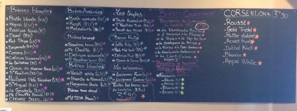 Menu at Le Saint-Pierre restaurant, Collonges-la-Rouge