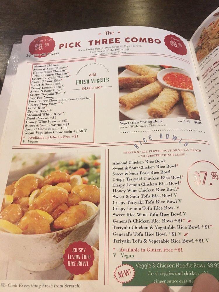 Menu at Red Dragon Northside restaurant, Spokane, E Diamond Ave