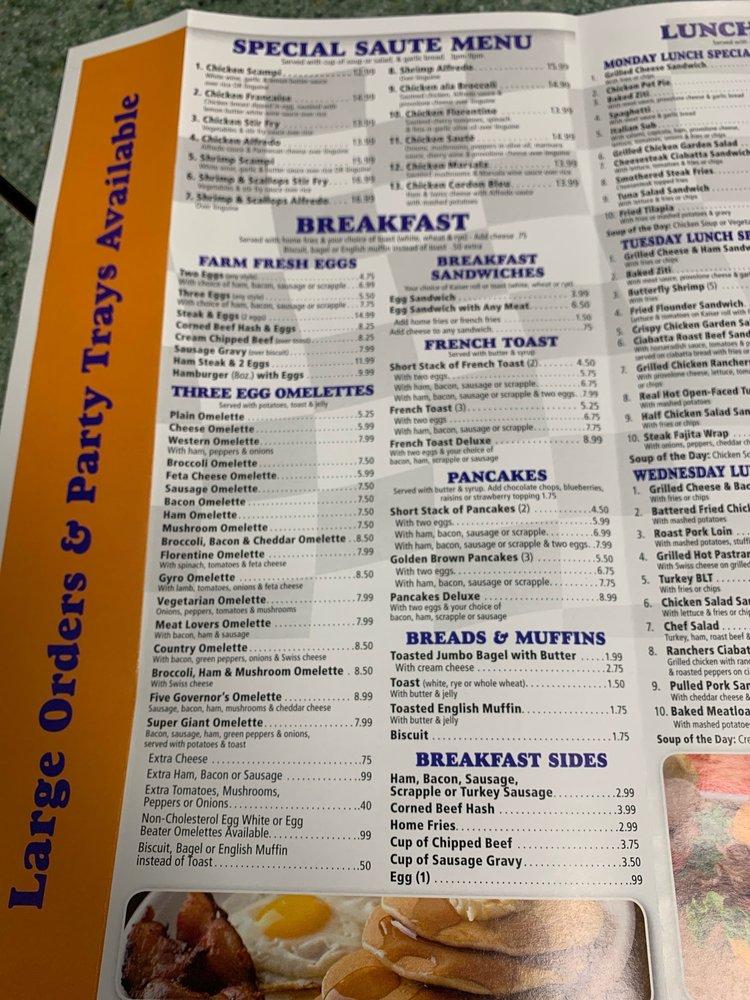 Menu at Country Kitchen restaurant, Millsboro, 11 S Washington St